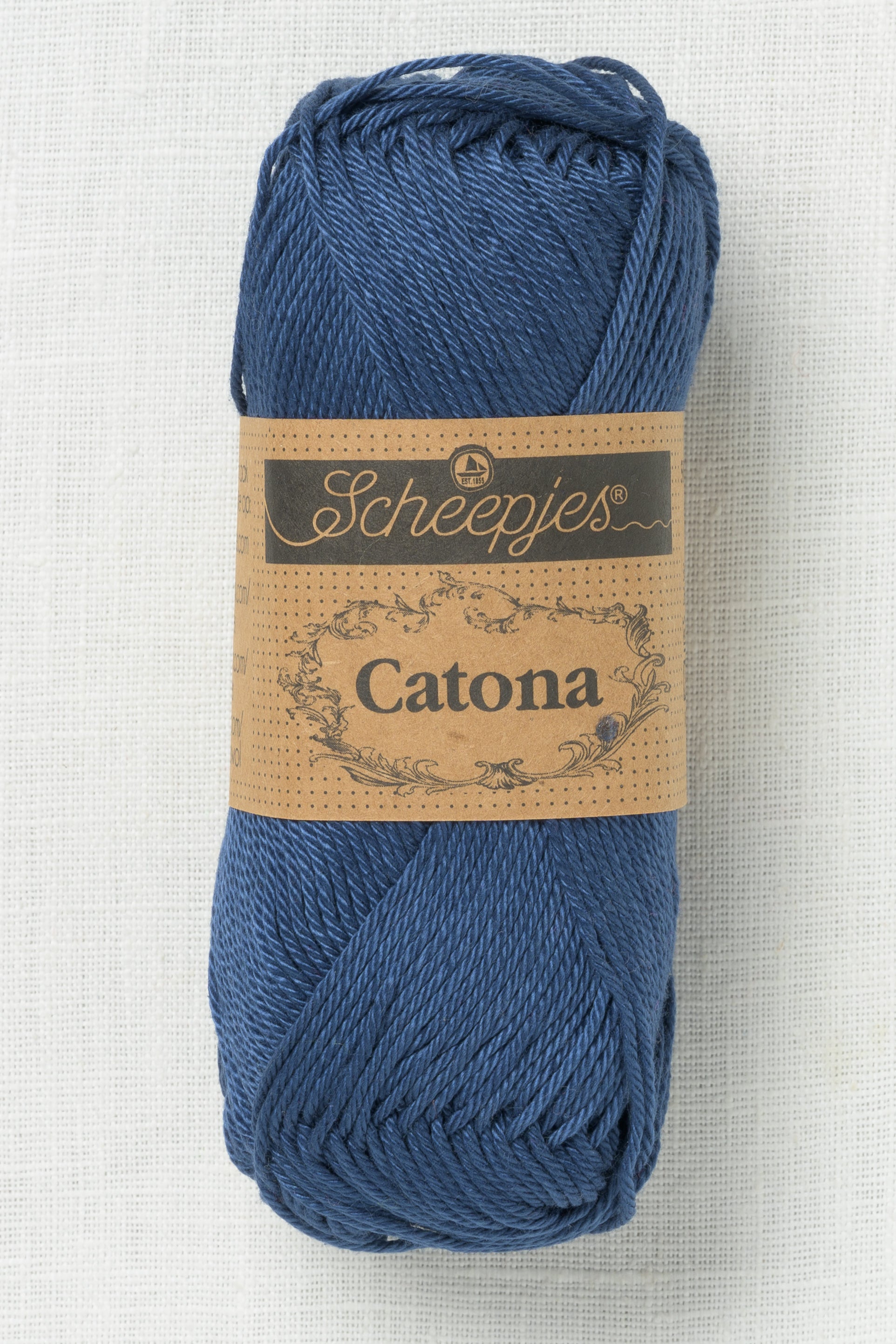 Scheepjes Catona 50g 164 Light Navy – Winterspun