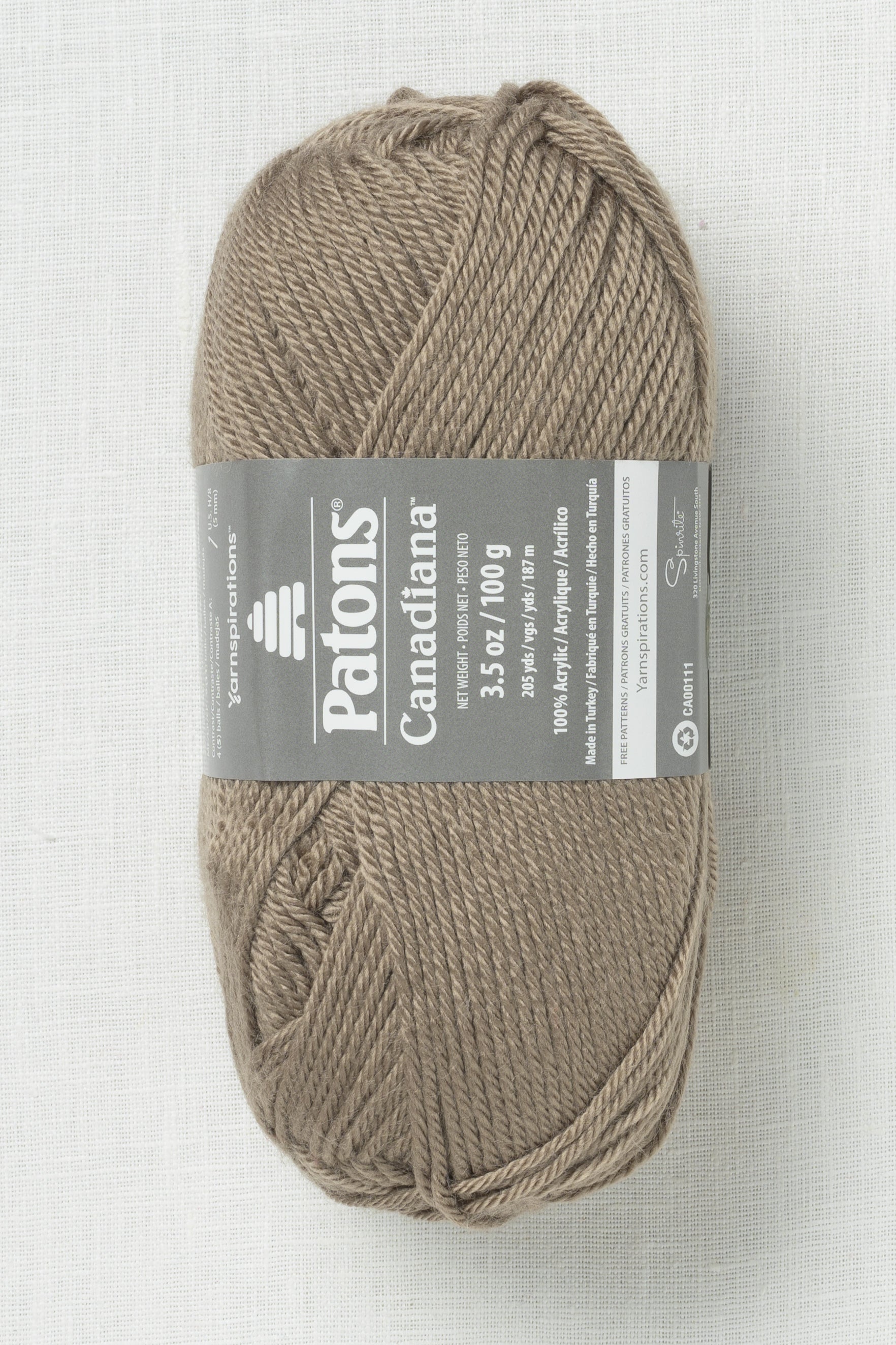 Patons Canadiana Toasty Gray – Winterspun