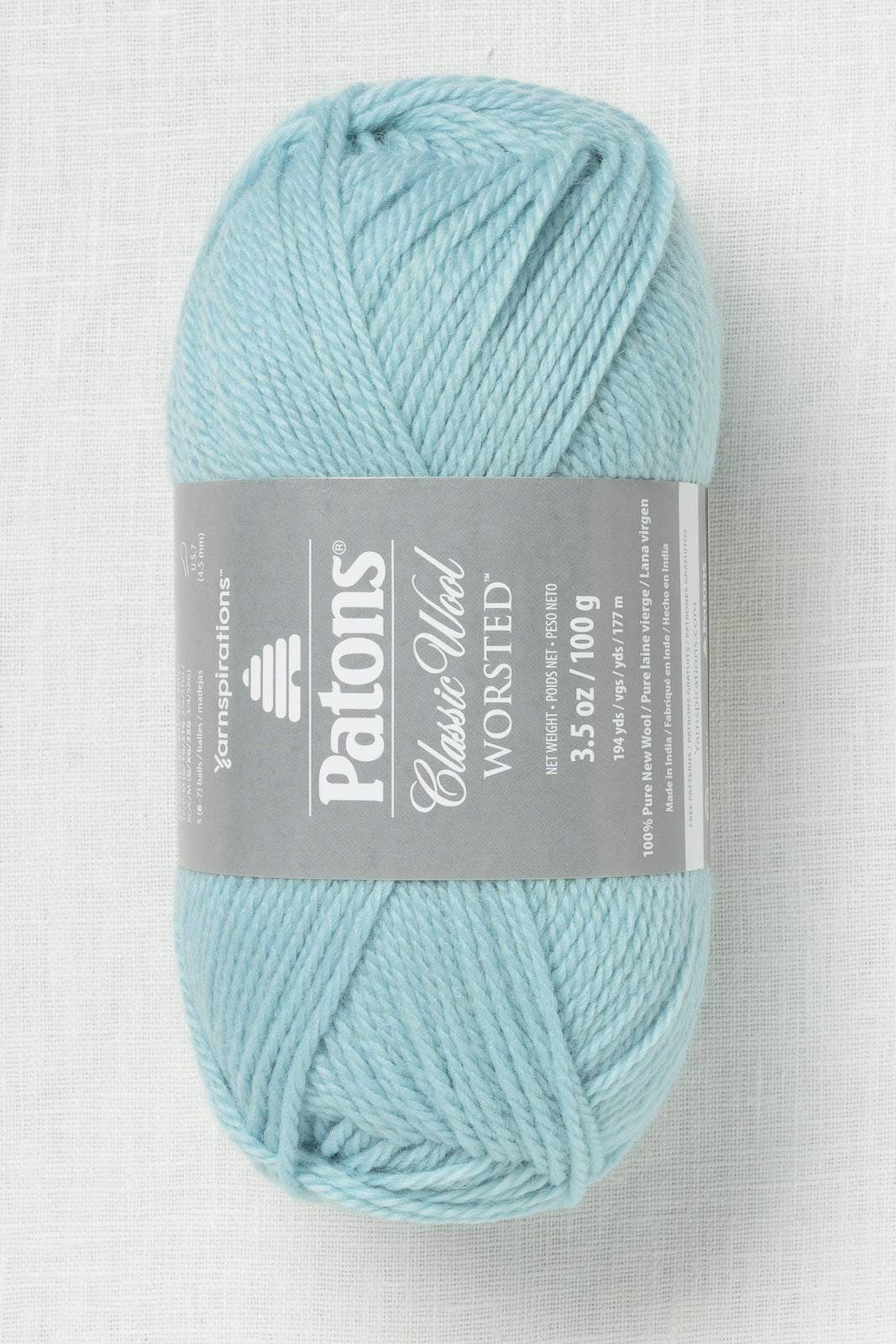 Patons Classic Wool Worsted Seafoam – Winterspun