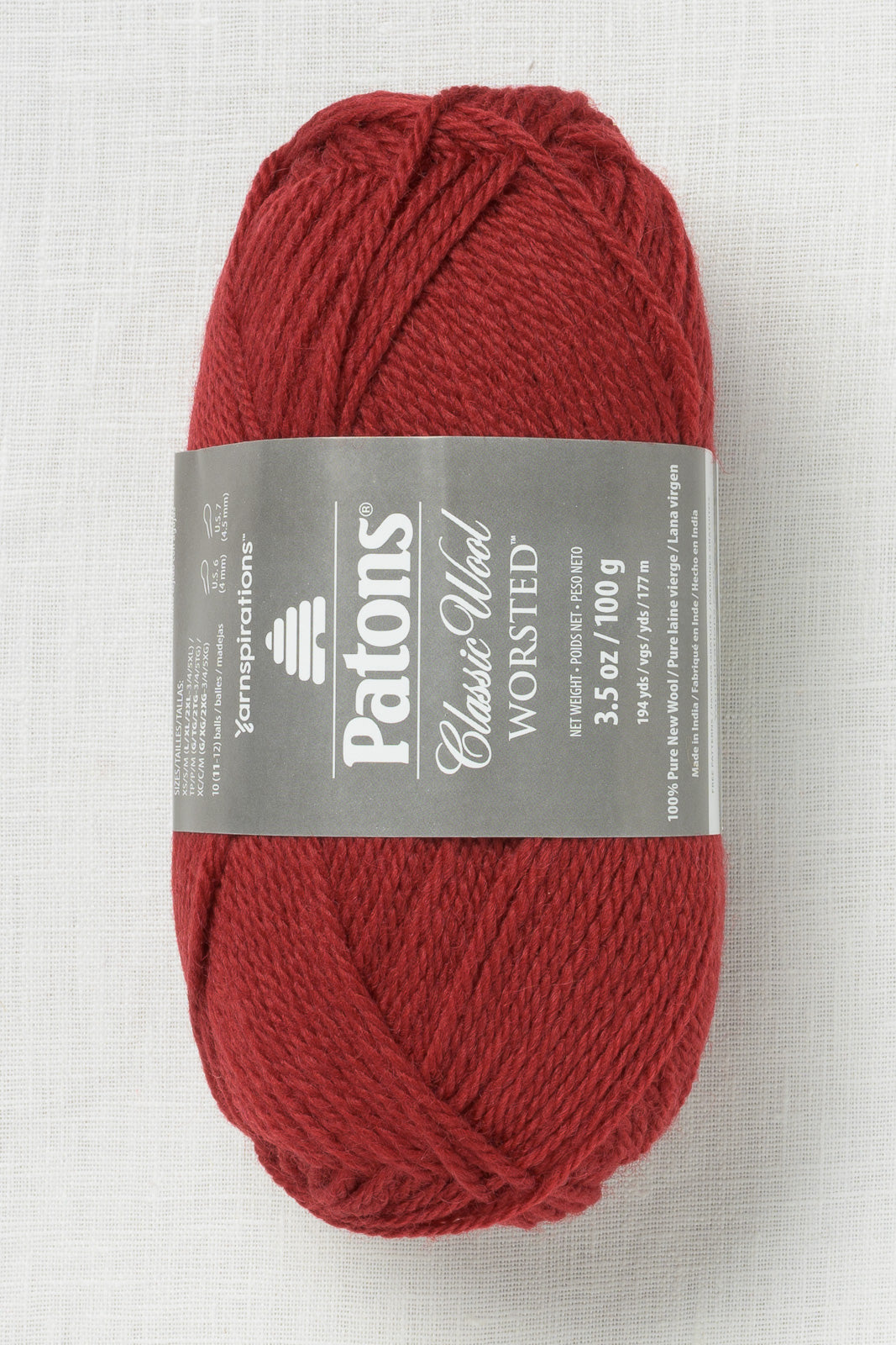 Patons Classic Wool Worsted Claret – Winterspun